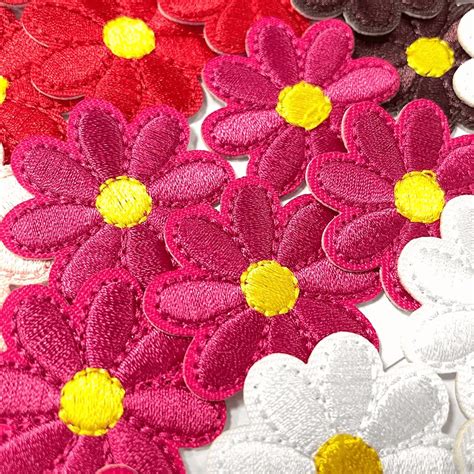 Flower Iron On Patches