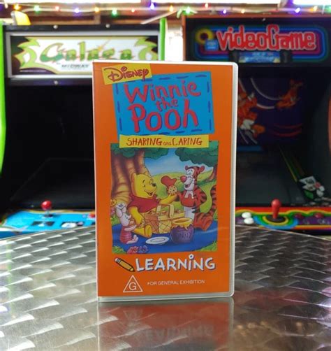 Winnie The Pooh Sharing And Caring Disney Vhs Video Tape £619