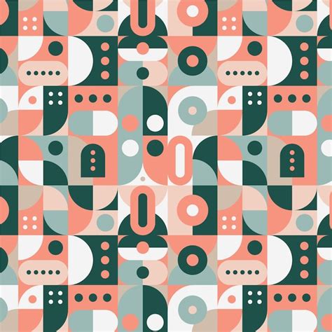 Free Vector Muted Color Palette Pattern