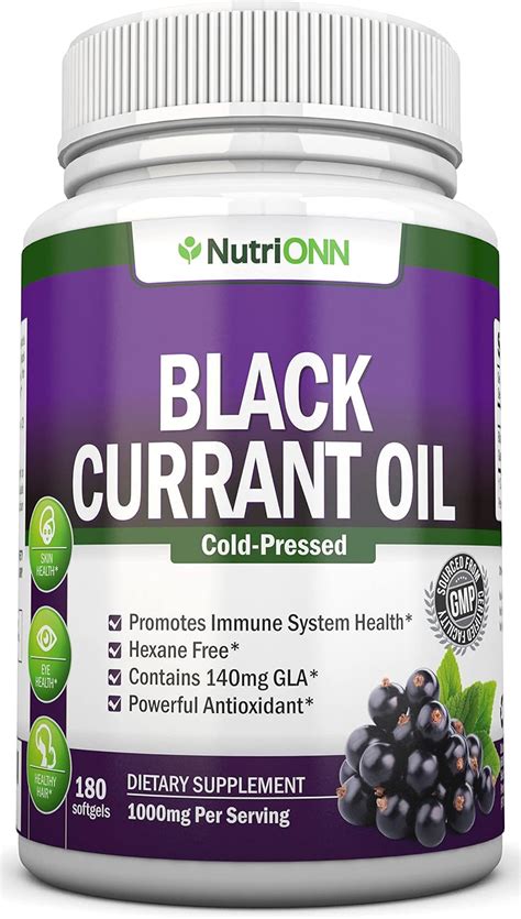 Black Currant Oil 1000 Mg 180 Softgels Nepal Ubuy