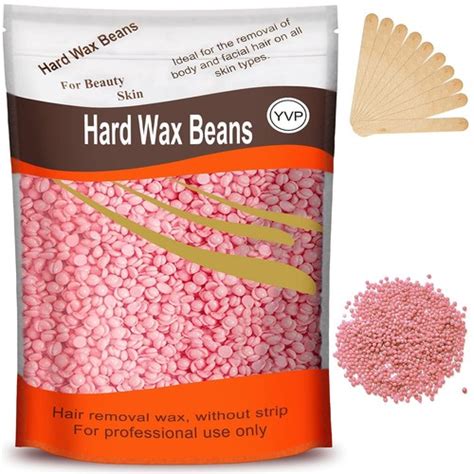 Hard Wax For Hair Removal Rose Pink Wax Beads For Sensitive Skin And