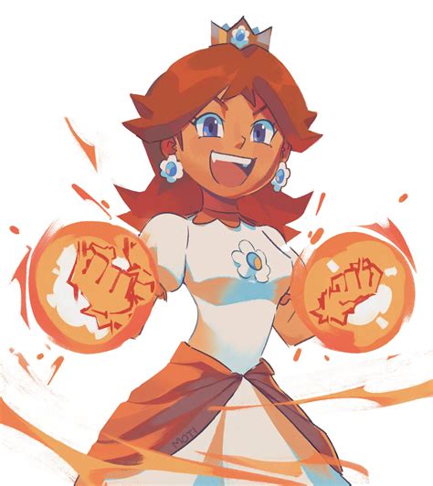 Fire Daisy By Moti Rmushroomkingdomwaifus
