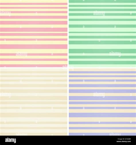 Four Design Of Textile Pattern Illustration Stock Vector Image And Art