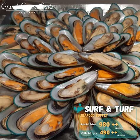 “surf And Turf Seafood Buffet” Grande Centre Point Pattaya
