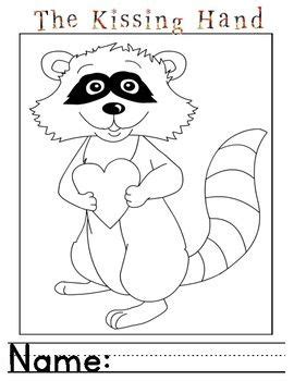 The Kissing Hand Coloring Page The Kissing Hand Kindergarten