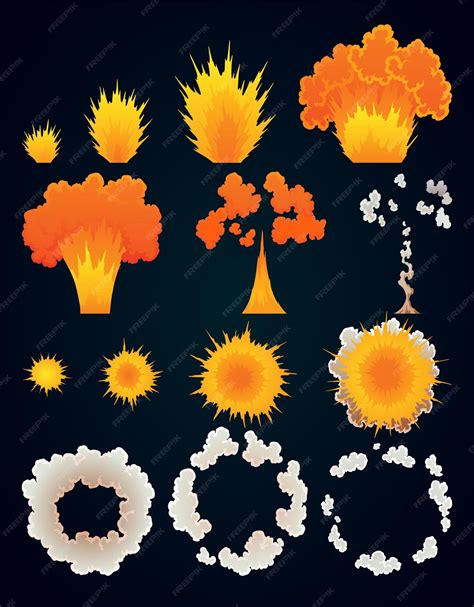 Premium Vector Explosion Animation Animation For Game Of The