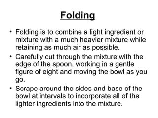 Baking Techniques Ppt