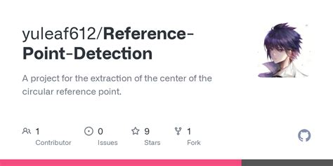Github Yuleaf612reference Point Detection A Project For The