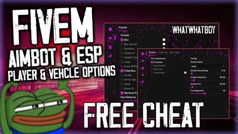 fivem best free cheat with aimbot esp and player and weapon and vehicle