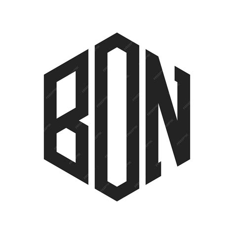 Premium Vector Bon Logo Design Initial Letter Bon Monogram Logo Using