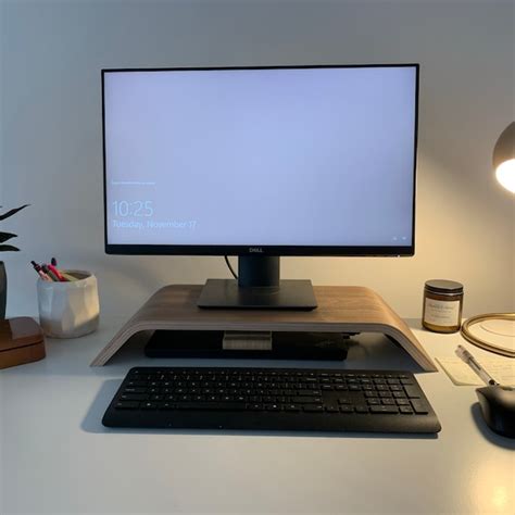 Wood Monitor Riser Scandinavian Style Stand For Imac Computer Tv Etsy