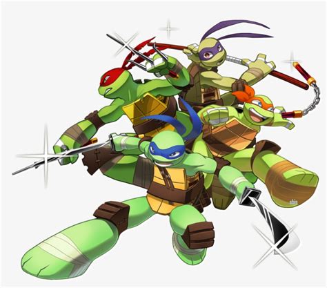 3 Kb V Tmnt Group Pose 1024x852 Png Download Pngkit