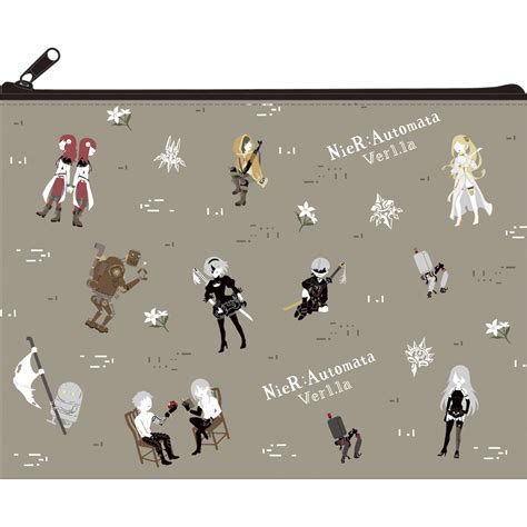Nier Automata Ver 11a Yuru Pallet Flat Pouch Square Enix Tokyo