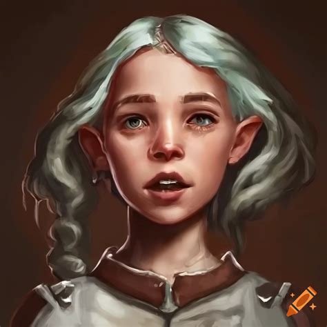 10 Year Old Human Female Character In Dnd 5e Style On Craiyon