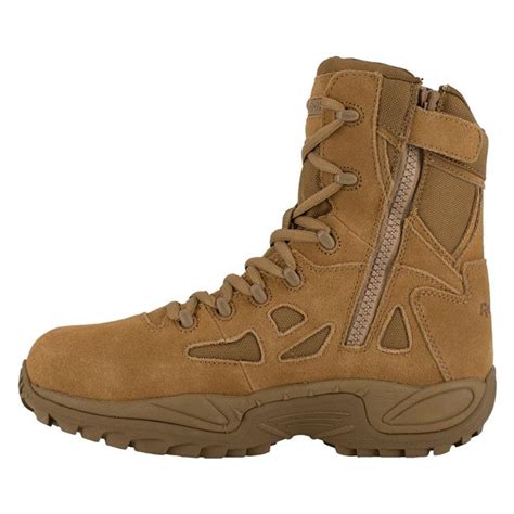 Mens Reebok 8 Rapid Response Rb Composite Toe Side Zip Boots