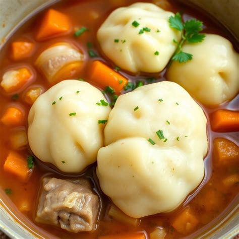 Hearty Tripe And Herb Dumpling Stew Recipe Cookaifood
