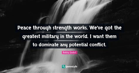 Best Peace Through Strength Quotes With Images To Share And Download