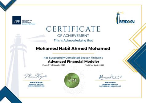 mohamed nabil on linkedin i m glad to announce that i ve completed the beacon fintrain advanced