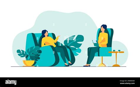 Woman Sitting Psychologist Health Cut Out Stock Images And Pictures Alamy