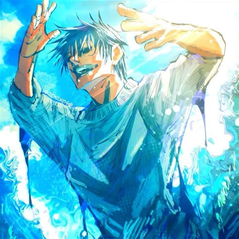 He One Who Left It All Behind Toji Shibuya Manga Colored Toji Blue