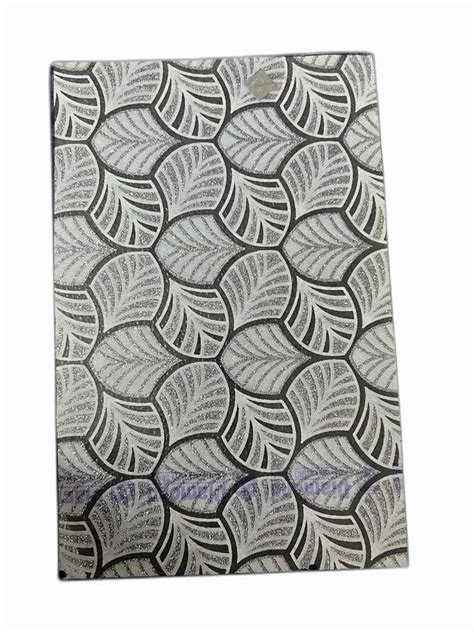 White Corvex Leaf Printed Fiberglass Sheet For Residential Shape