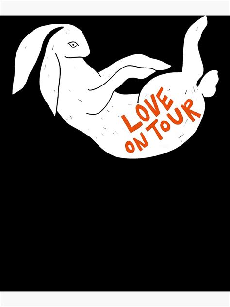 Harry Styles Bunny Love On Tour Poster For Sale By Daineques Redbubble