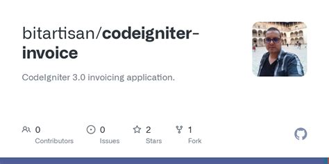 Github Bitartisancodeigniter Invoice Codeigniter 30 Invoicing