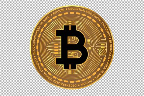 Bitcoin Cryptocurrency Vector Bitcoin Symbol Isolated On Grey Background Realistic Crypto