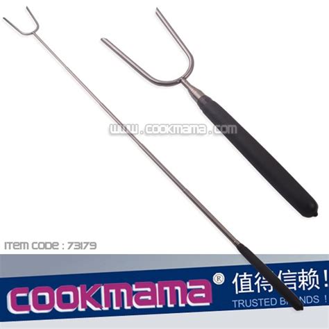 Telescoping Extendable Forkhotdog Roasting Forkfor Bbq High Quality