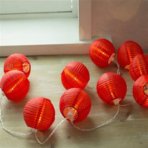 Red Electric Mini Lanterns