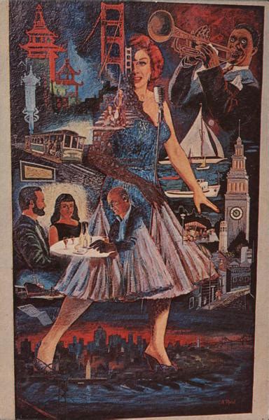 Song Of San Francisco California Postcard