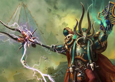 Ahzek Ahriman Chaos Sorceror Of The Thousand Sons Art