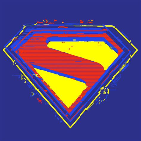 Design Superman Glitch By Rocketman