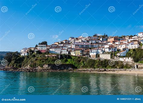 View Of Lastres One Of The Most Beautiful Villages Of Cantabrian Coast