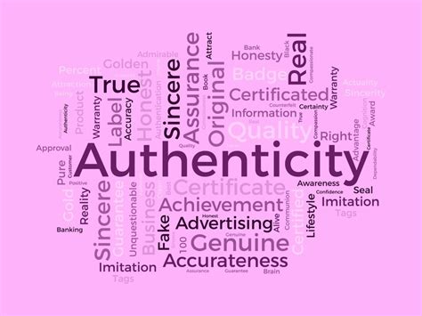 Premium Vector Authenticity Word Cloud Template Certified Concept