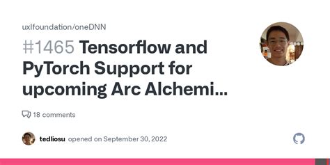 Tensorflow And Pytorch Support For Upcoming Arc Alchemist Gpus When · Issue 1465