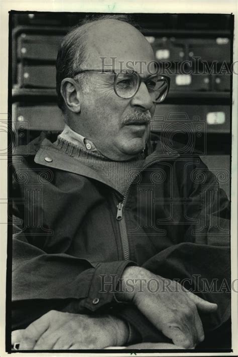 1988 Press Photo Baseball Writer Roger Angell Watched The Baltimore Or Historic Images