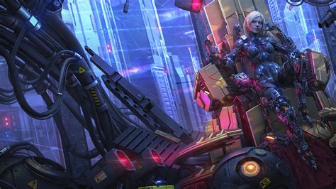Human Cyborg Girl Wallpapers Wallpaper Cave