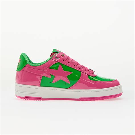 Mens Shoes A Bathing Ape Bape Sta 1 M1 Pink 0zxshm191303opkx Footshop