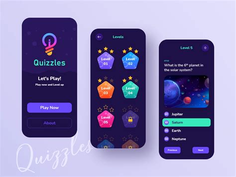 Quiz App Ui Design In 2025 Quiz Design App Ui Design Mobile App Design