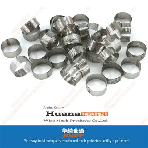 Metal Oil Filter Threaded Cartridge Valve Oil Perforated Metal Mesh