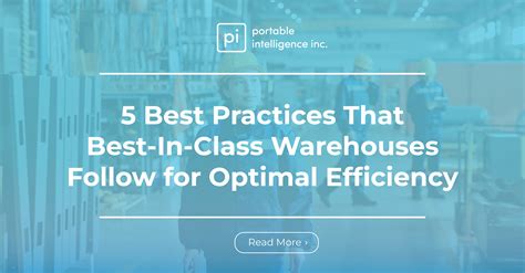 5 Best Practices That Best In Class Warehouses Follow For Optimal
