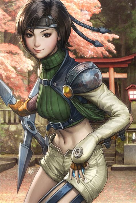 Yuffie Colorised By Artgerm On Deviantart