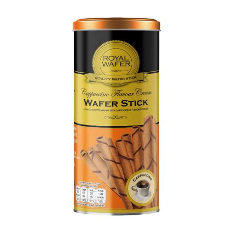 Royal Wafer Stick Cappuccino Cream 125g