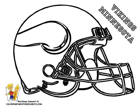 Minnesota Vikings Printable Coloring Pages