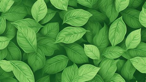 Botanical Leaf Texture A Seamless Vector Background Tropical Seamless