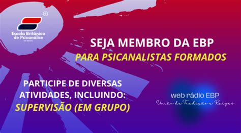 Web Rádio Ebp Escola Britânica De Psicanálise®