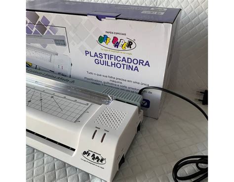 Plastificadoralaminadora Guilhotina Cortador De Borda Folhas AtÉ A3 Lg03 Chamma Festa