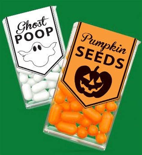 Halloween Tic Tac Candy Labels Digital Download Etsy
