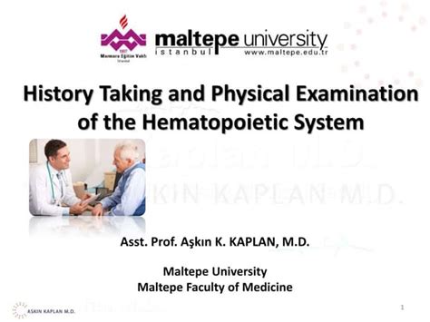 Taking History And Physical Examination In Hematologypptx